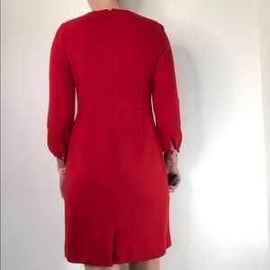 J. Crew | Dresses | Jcrew Electric Red Italian Wool Dress | Poshmark